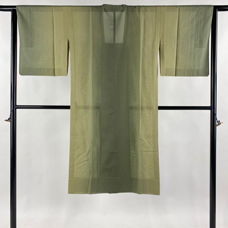 道行 身丈123cm 裄丈64cm M 和装コート 角衿 縦縞 縦ぼかし 道行 身丈123cm 裄丈64cm M 和装コート 角衿 縦縞 縦ぼかし